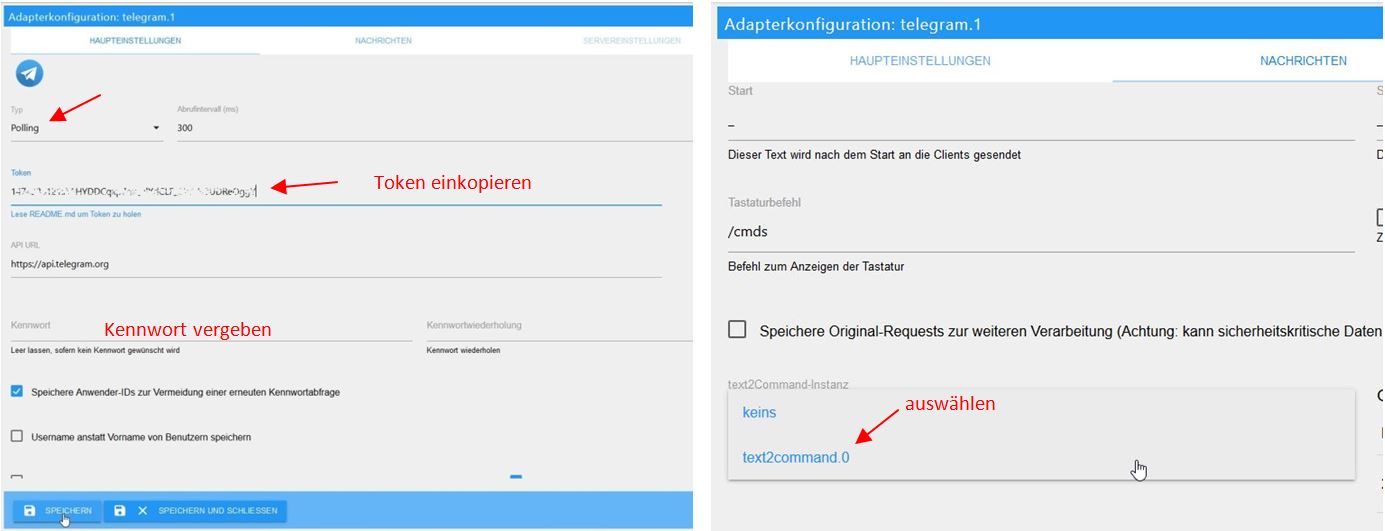 E2. Telegram Bot im ioBroker einbinden. – weidera.de