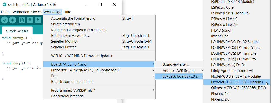 6 Arduino Nodemcu Esp8266 Mit Arduino Installieren Weiderade