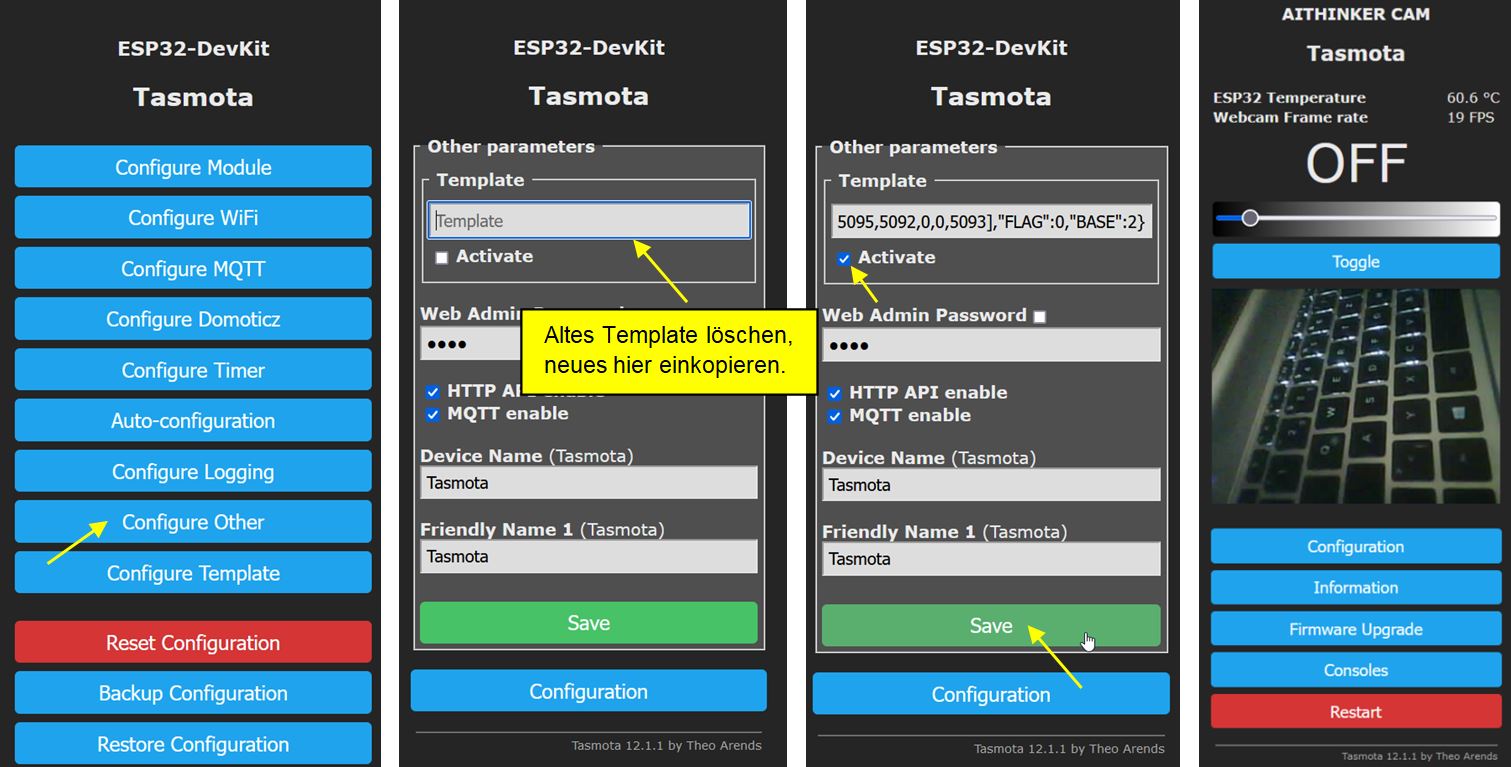 I2 Esp32 Cam Flashen Auf Tasmota Weidera De